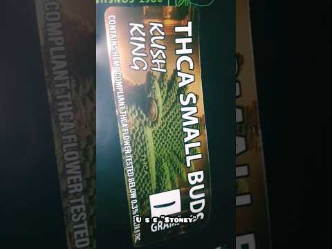 THCA SMALL BUDS kush king THCA FLOWER REVIEW #thcasmallbuds