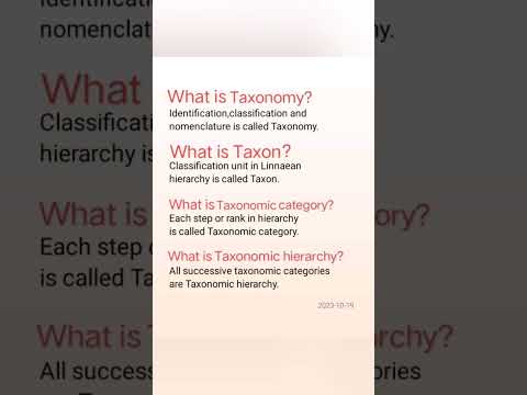 Class-11#The living world# Taxonomy#Taxon#Taxonomic category& hierarchy.