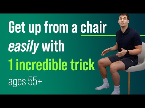 Get Up From a Chair Easily with 1 Incredible Trick (60+)