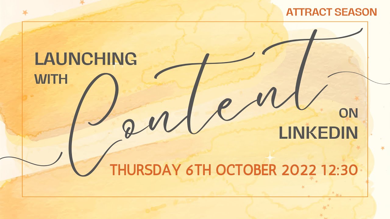 Launching with Content on LinkedIn