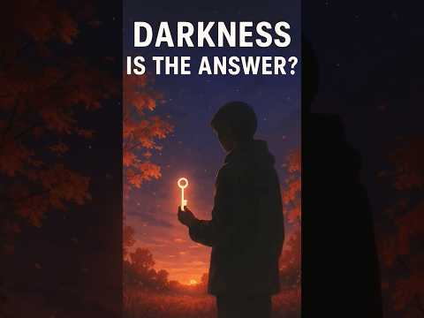 “Why Darkness is the Answer We Never Knew”#deepthoughts #illusion#truth#embrace#dark #trendingsong.