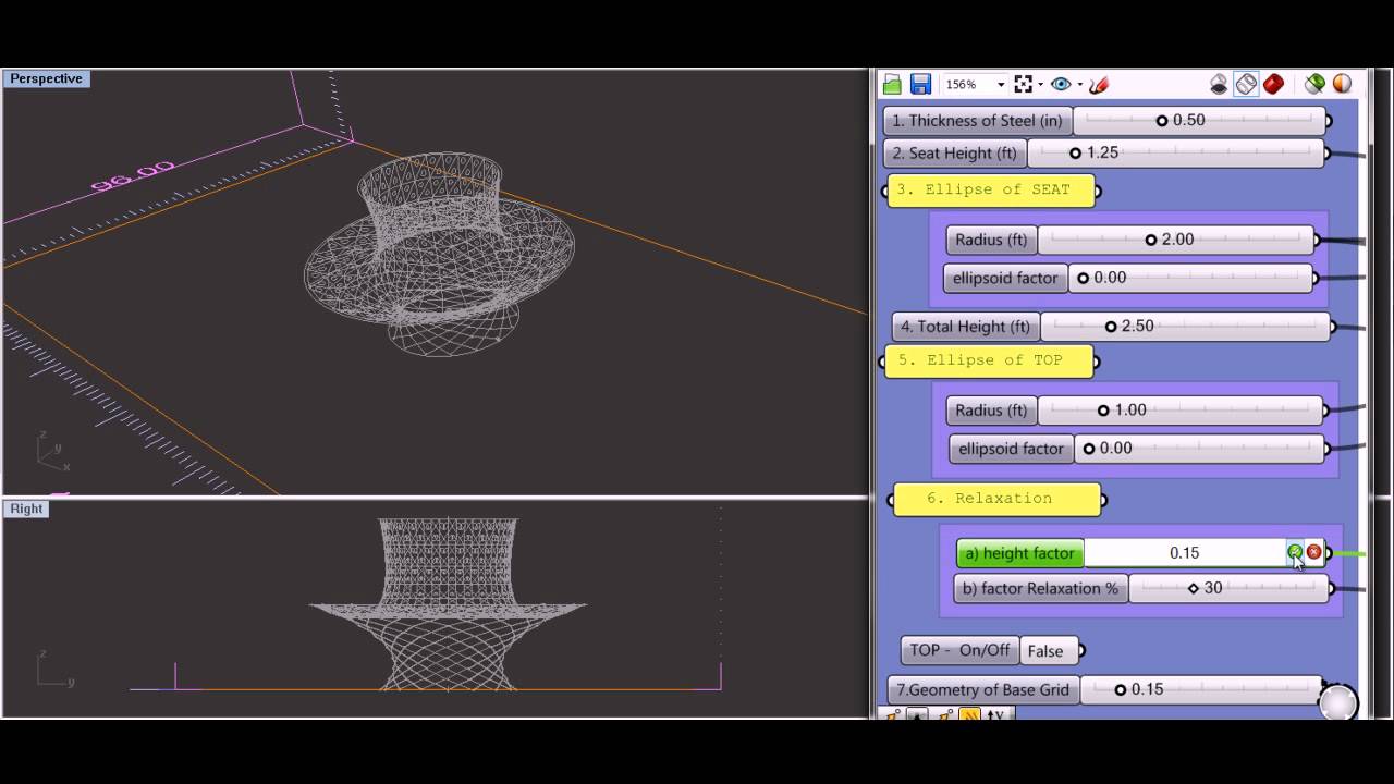 BeVaseR - Parametric Bench