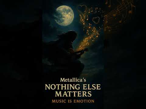 🎸 Metallica’s “Nothing Else Matters” Visual Tribute – Music is Emotion
