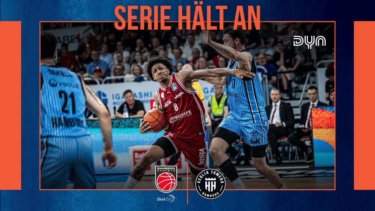 Highlights: BMA365 Bamberg Baskets - Veolia Towers Hamburg | easyCredit BBL | Dyn Basketball