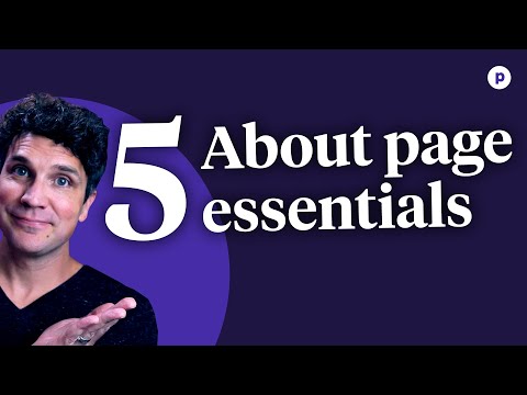 Make a great website About page - 5 essentials