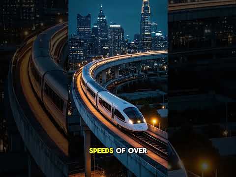 Maglev trains: Speeding into the future! #Maglev #Transportation #ai