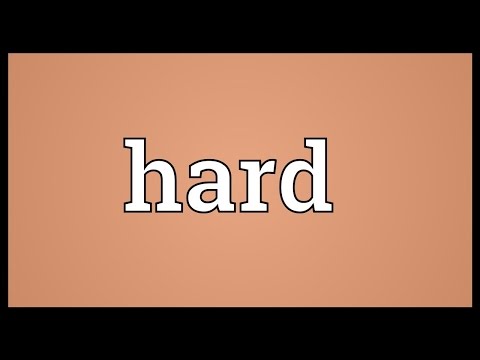 Hard Meaning