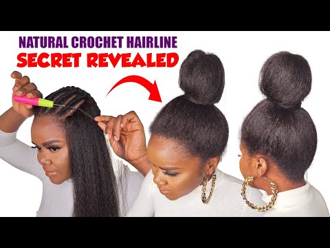 No Leave-out Invisible Hairline Crochet Method/ Undetectable Hairline/ Detailed steps