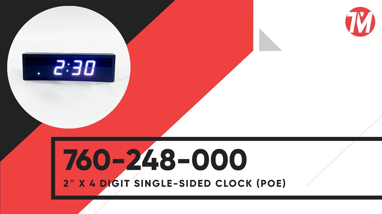 PoE Network Clock (2