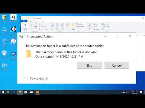The directory name is invalid - File cannot be copied on any drive or external device on windows 10