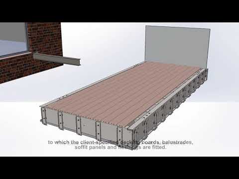 Off Site Manufactured Modular Balconies - The Perch Swiftfit Balcony by Arc Engineering
