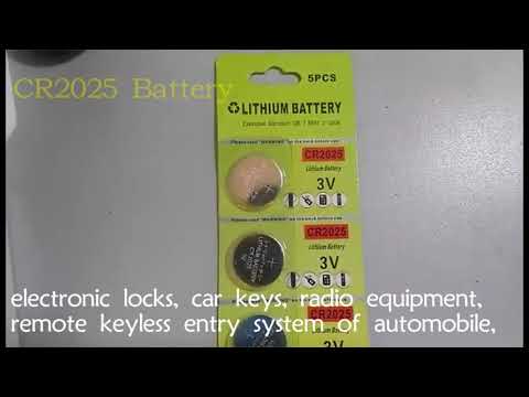 How to measure CR2025 lithium battery for 3 volts