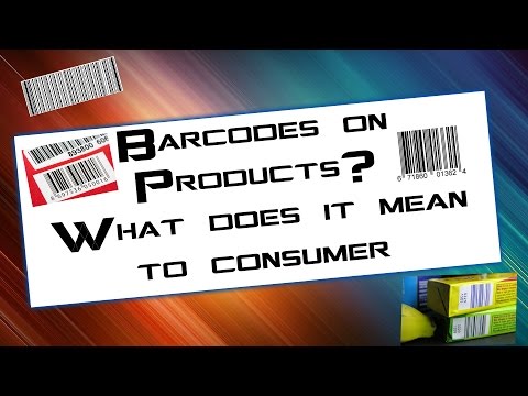 What does the 'Barcode' on every product indicate to the consumer?