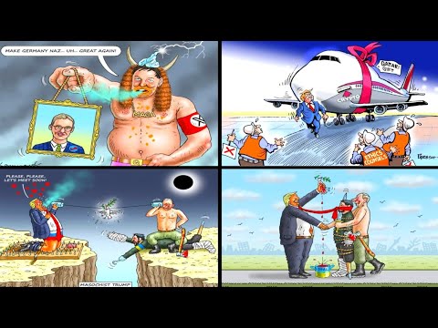 MAY 25 Funny American Political Cartoon! Breaking News, Bold Caricatures & Trump Satire