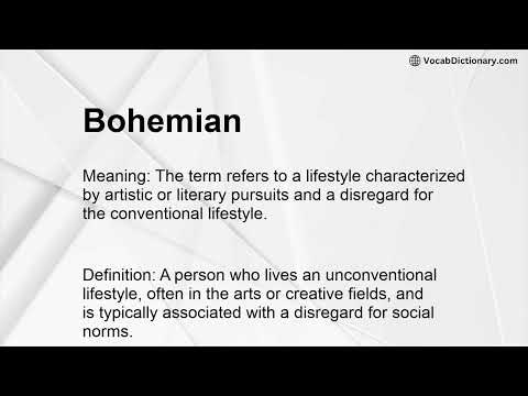 Bohemian Meaning