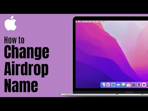 How to Change Airdrop Name on Macbook (How to Change Bluetooth Name in Mac)