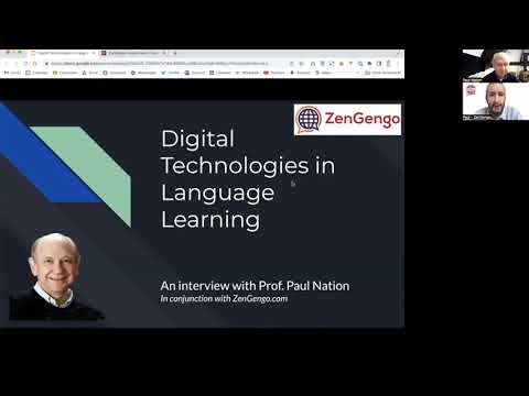 Teknologi Digital dalam Pembelajaran Bahasa - wawancara dengan Paul Nation