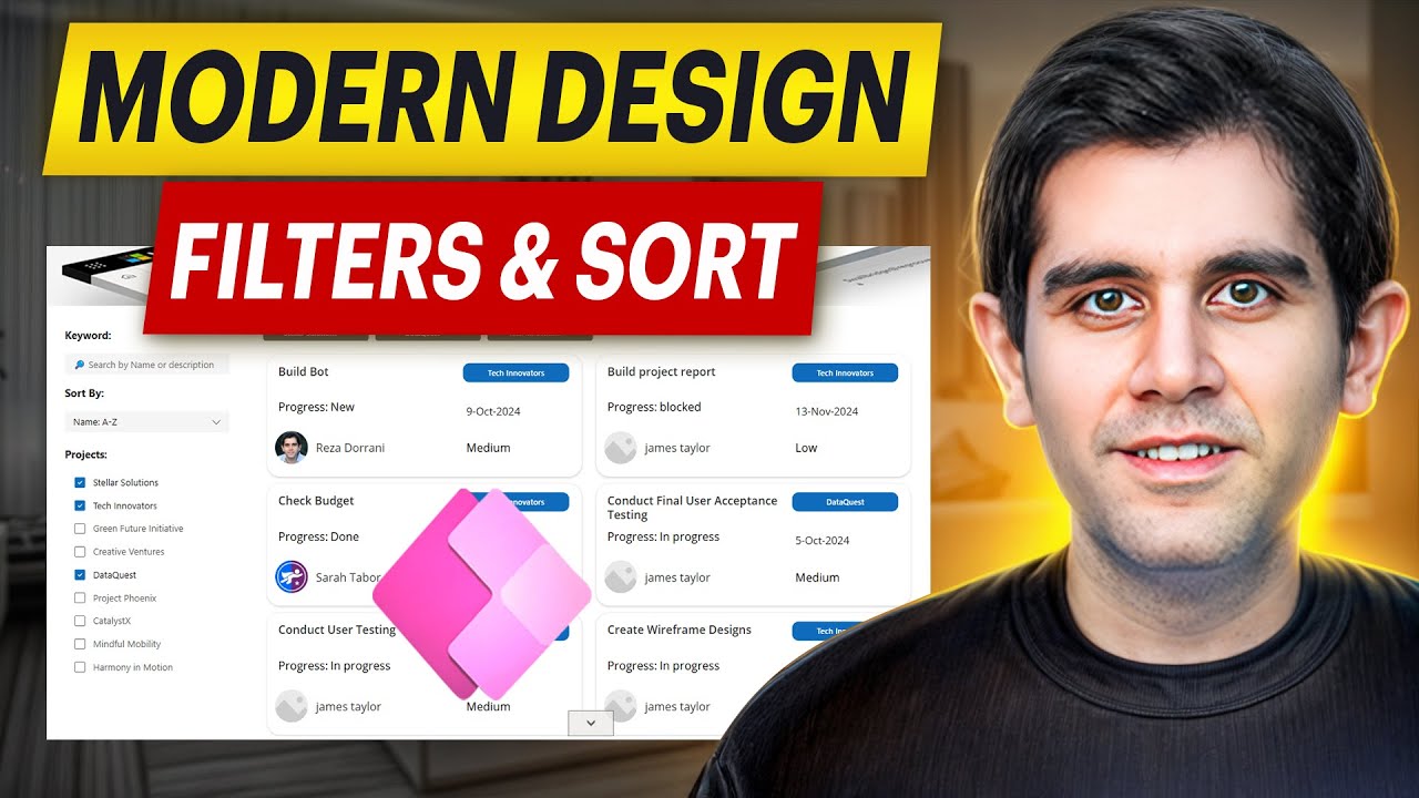 Create Effective Filter UI in Power Apps: Search & Sort!