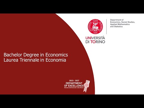 Introduction to Laurea Triennale in Economia @UniTo