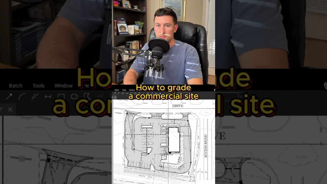 5 quick tips for grading a commercial site #civilengineer #engineeringstudents