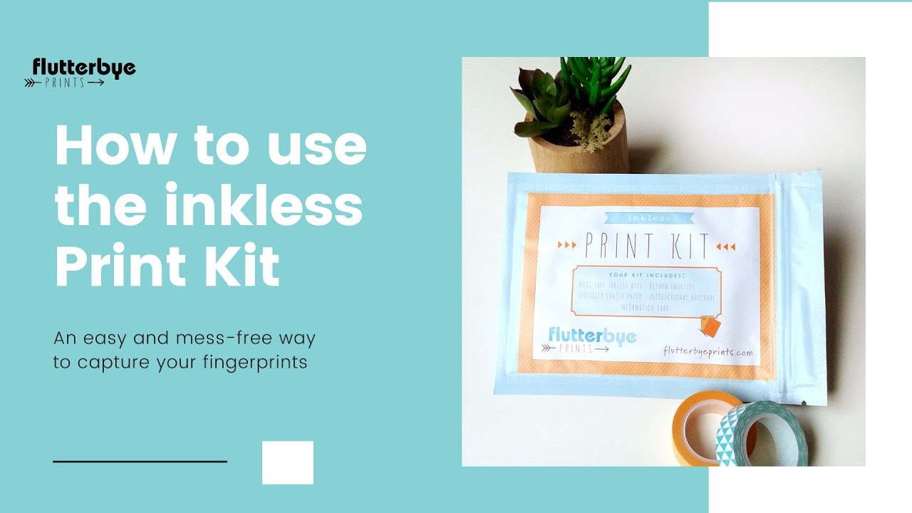 How to Use the Inkless Fingerprint Kit