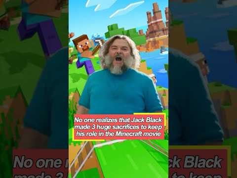No one realizes that Jack Black made three huge sacrifices to keep his role in the Minecraft movie