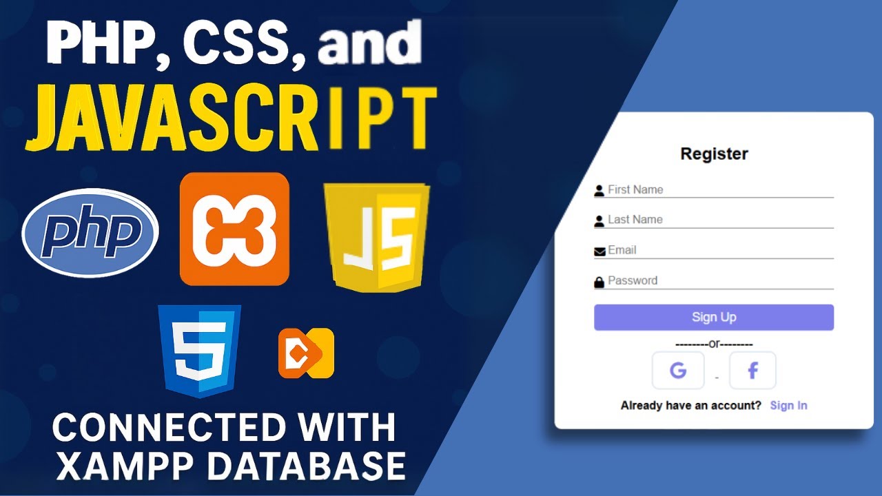Create a Login System with PHP, HTML & CSS (Using XAMPP + MySQL!) Part 1 #coding #php #xampp #html