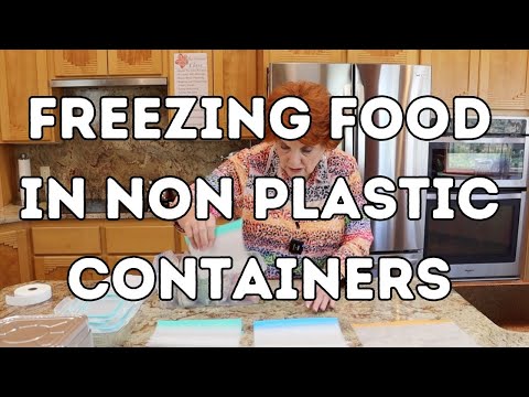 Freezing Food in Non Plastic Containers