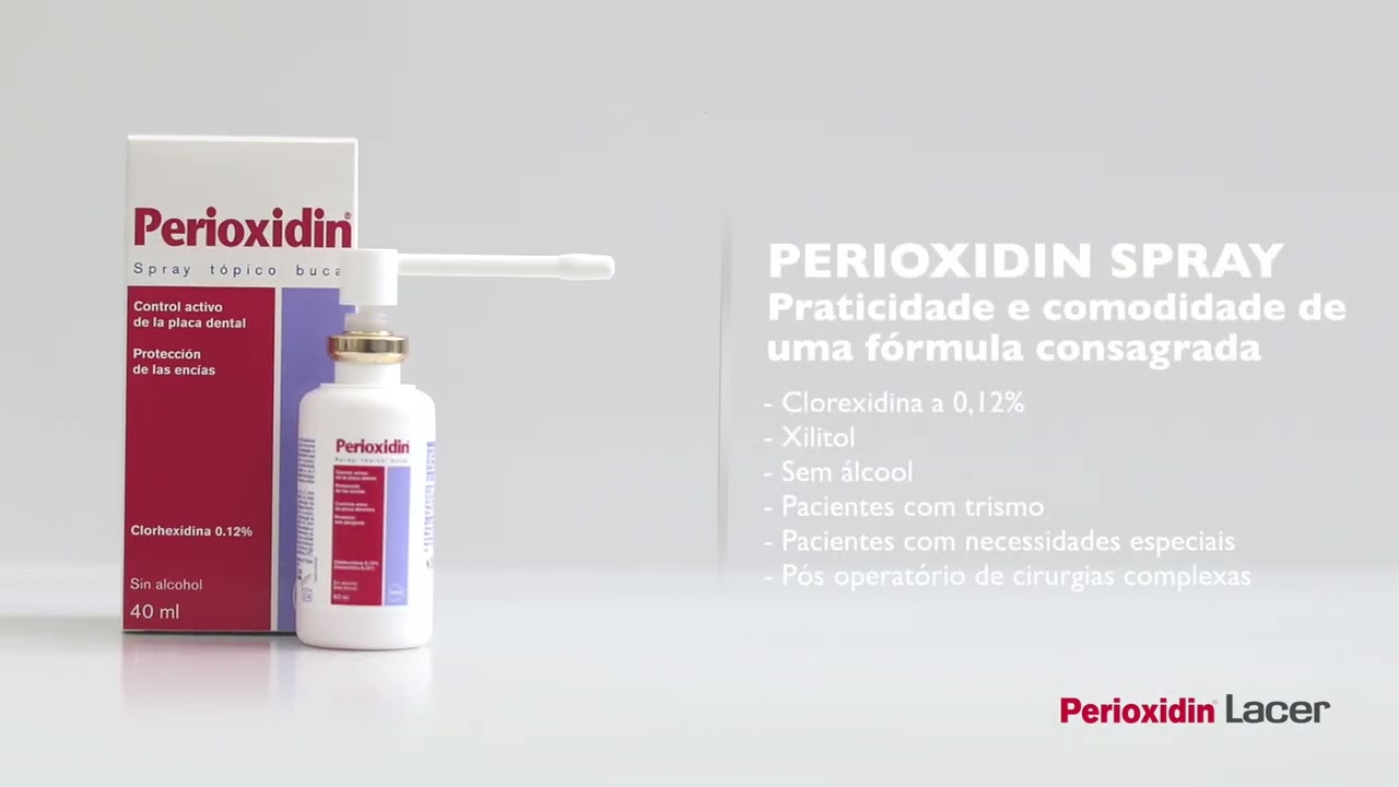 PERIOXIDIN LACER - A CLOREXIDINA MAIS COMPLETA DO BRASIL!