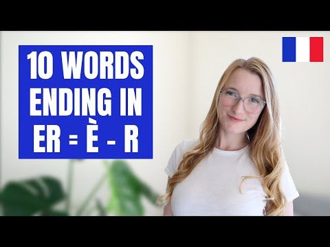 10 French words ending in ER but not pronounced É #shorts