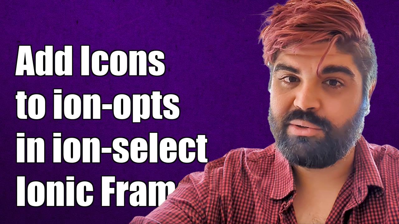 How to Add Icons to ion-option in ion-select for Ionic Framework