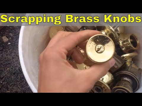 Scrapping Door Knobs For Clean Brass Metal With Scrap Metal Hammer Mill Shredder