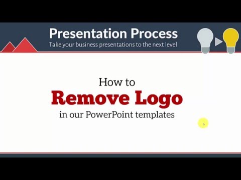 How to Remove LOGO in your PowerPoint Templates