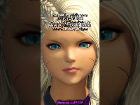 Me when im in public, and the public is there too 😒 #ffxiv #ff14 #meme