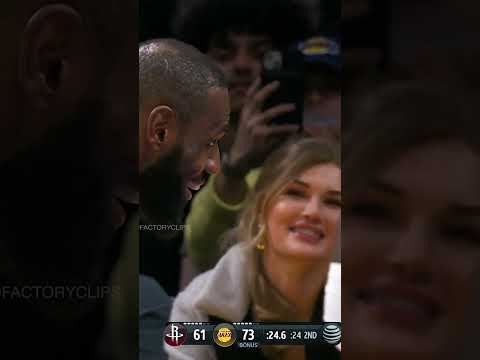 LeBron has spotted a fan π #shorts