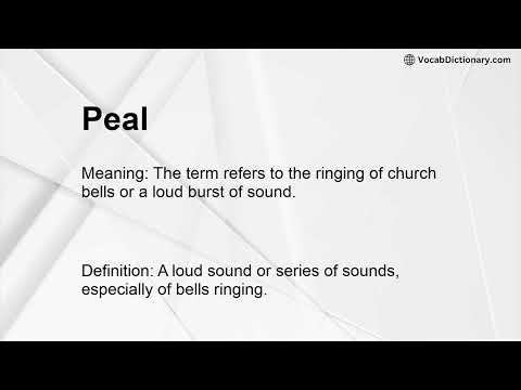 Peal Meaning