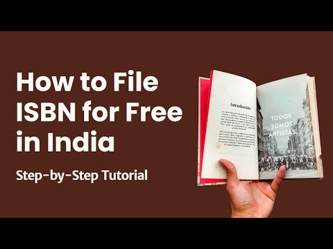 How to Apply for an ISBN in India - Get a FREE ISBN for Your Book (Simple Guide)