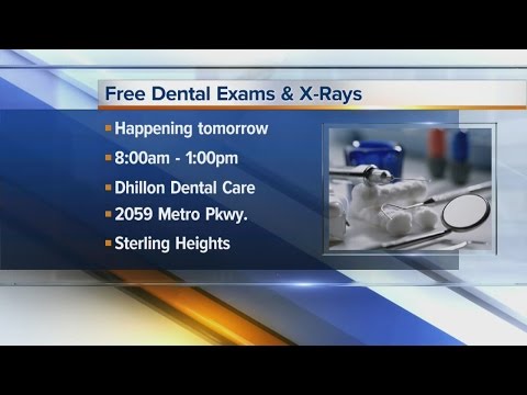 Free dental exams and X-rays at Dhillon Dental Care on Friday