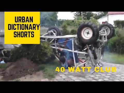 Urban Dictionary Shorts - "40 Watt Club" - Thuggin It