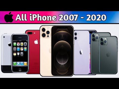 Evolution of iPhone 2007 to 2020 | History of Apple iPhone timeline, Documentary