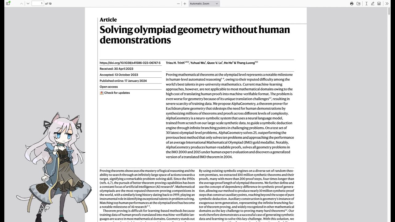 How Does AI Master Olympiad Geometry? AlphaGeometry Explained