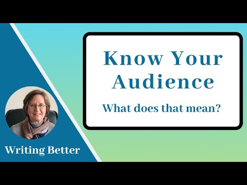 Know Your Audience