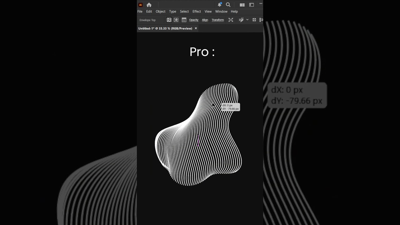 Envelope Distort Beginner vs Pro in Adobe Illustrator cc Tutorial