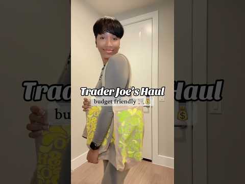 TRADER JOE’S GROCERY HAUL 🛒 #budgetfriendly #groceriesonabudget #traderjoes #traderjoesfinds