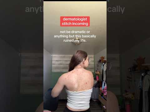 How to clear back/body acne at home, from a dermatologist. Stitch with Dani #bodyacne #skincare