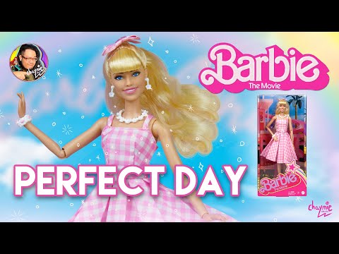 The Barbie Movie - Perfect Day Doll Review in Pink Gingham Dress | Margot Robbie | 2023