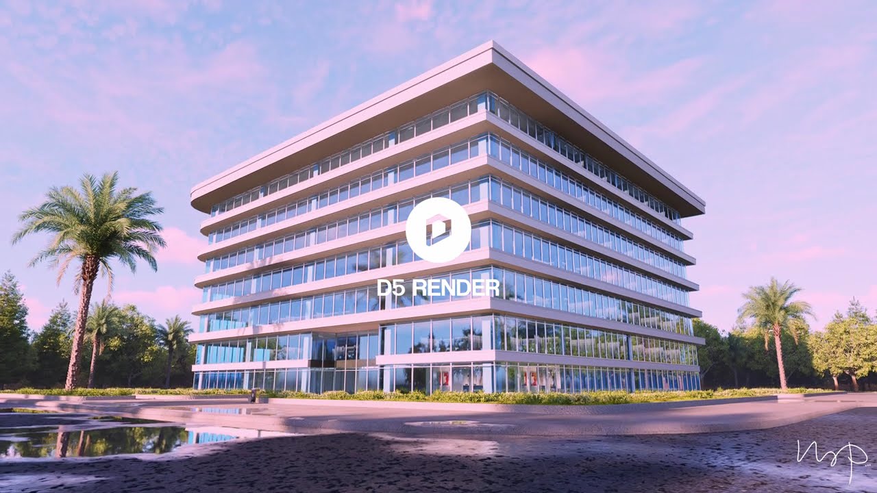 Architectural Buiilding-02 3D Visualization D5 Render