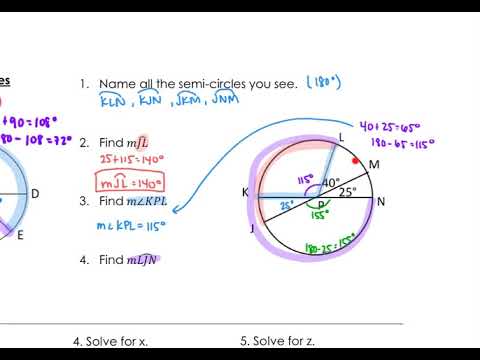 Unit 3, Lesson 2: Central and Inscribed Angles