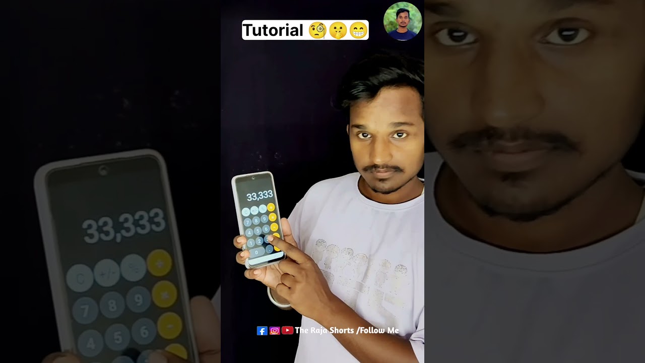 Amazing 😍 Mobile Calculator Magic Tricks 🤯😱 #shorts #magic #therajashorts