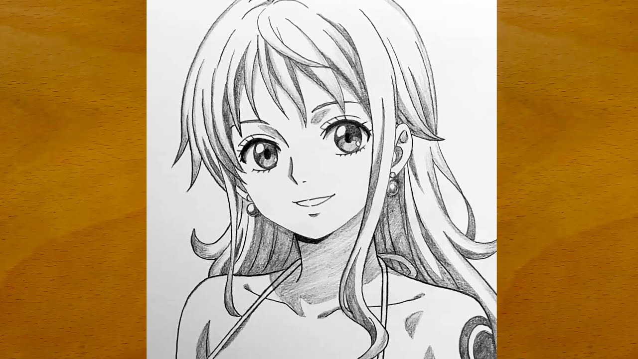 How to Draw Nami from One Piece || Beautiful Anime Girl Sketch || Easy Anime Drawing